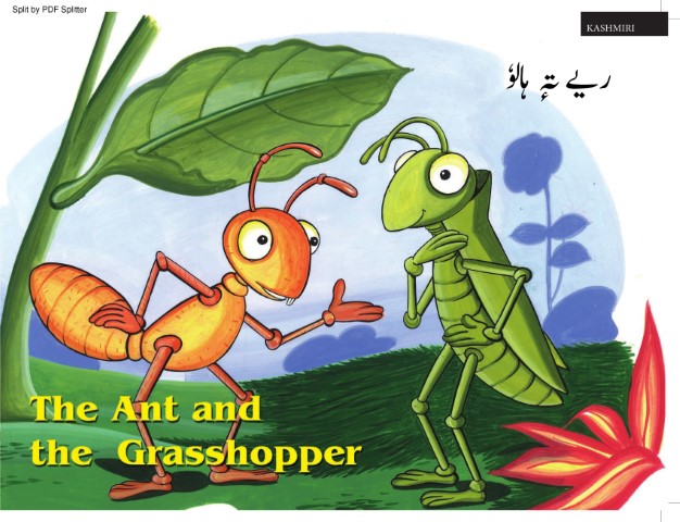 NLCLMB - CIIL | The world of Stories | The Ant and the Grasshopper
